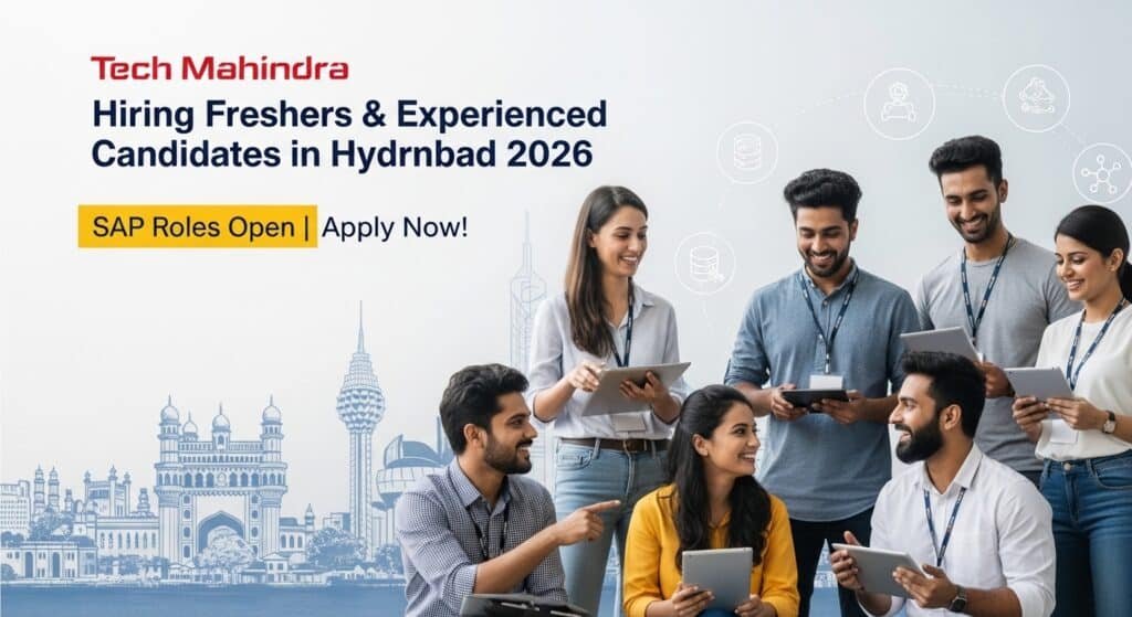 Tech Mahindra Hiring Freshers & Experienced Candidates in Hyderabad ...